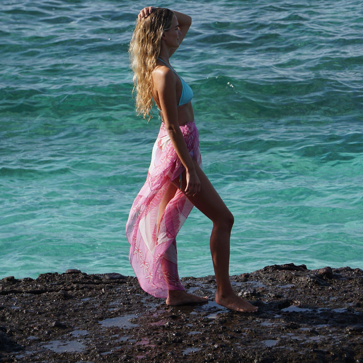 Sarong Style Pink House Mustique Diary